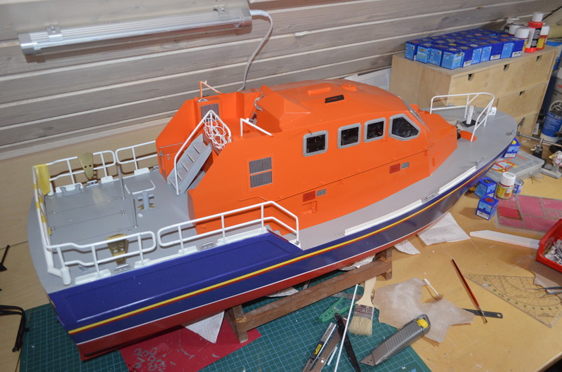 Baubericht RNLI-Lifeboat der Tamar-Klasse - Building reports: Ships ...
